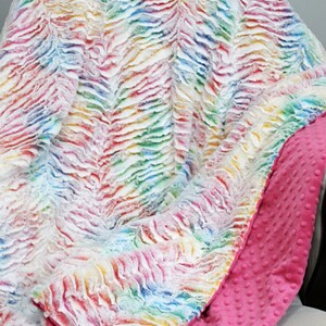 Luxe Cuddle Prism Vibrant Minky, Minky Fabric by the Yard, Shannon ...