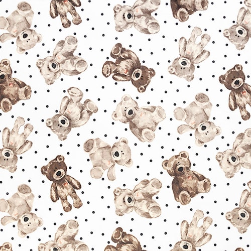 Teddy Bear Digital Cuddle Quartz Shannon Fabrics Farm - Etsy