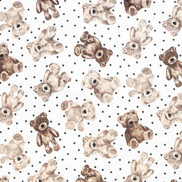 Teddy Bear Fabric - Etsy
