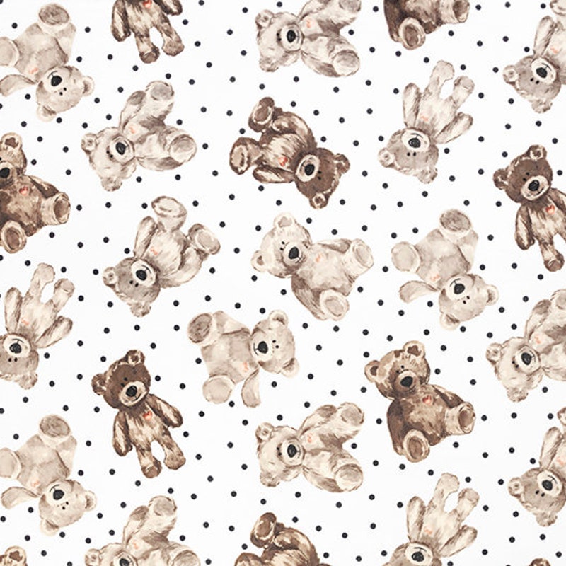 Teddy Bear Fabric Panels - Etsy