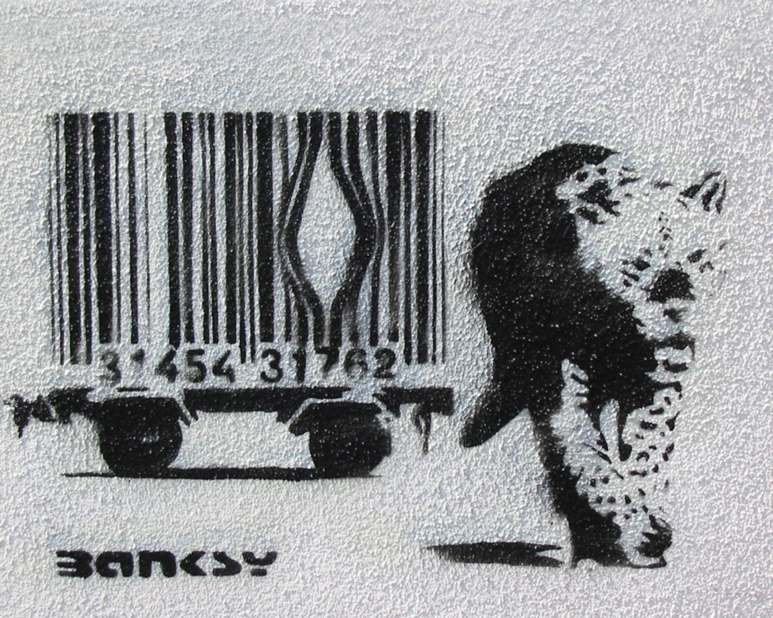 Banksy Tiger UPC Street Art Graffiti Premium Print - Etsy Polska