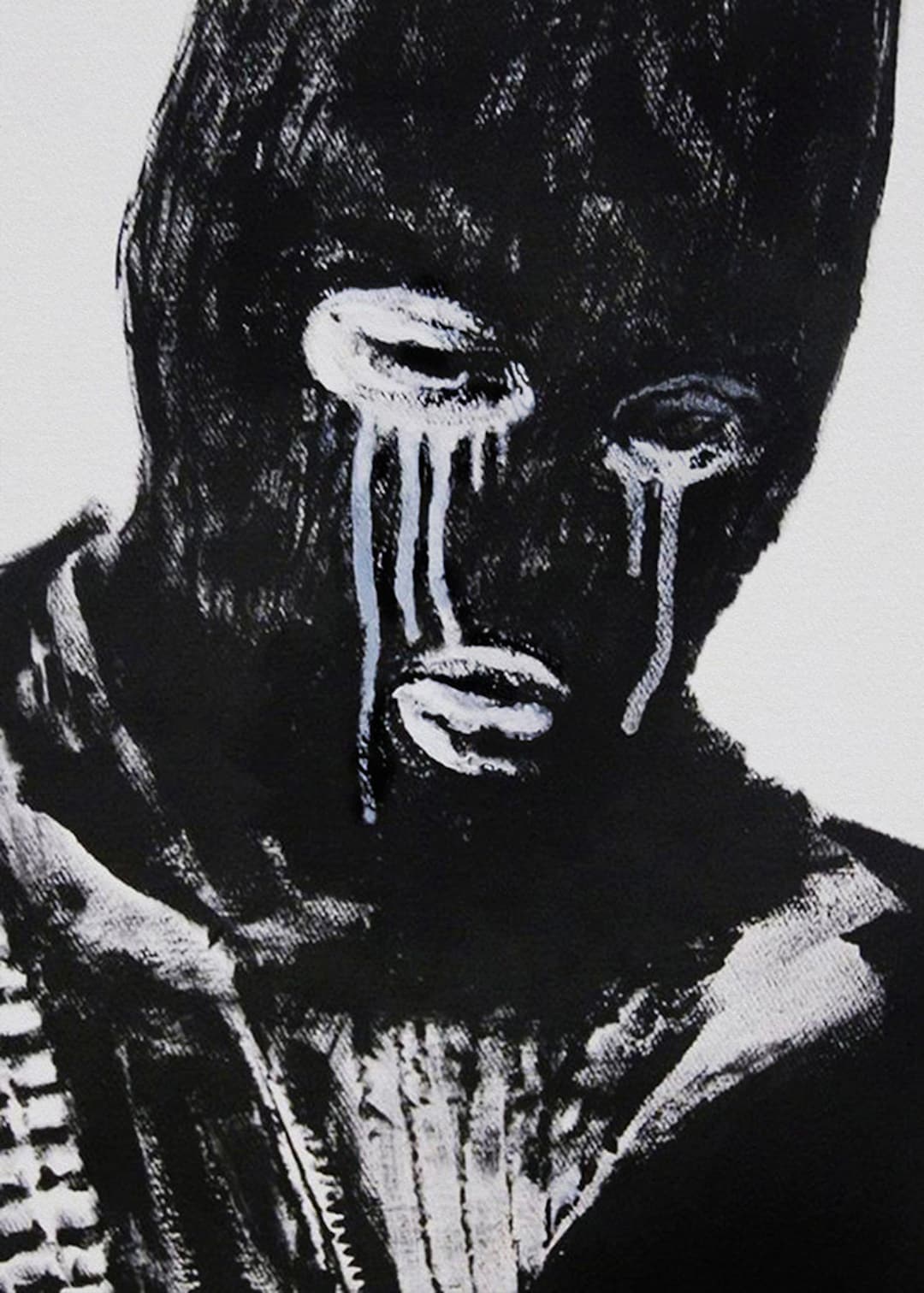 Banksy Crying Terrorist Print on Canvas Street Art Graffiti - Etsy