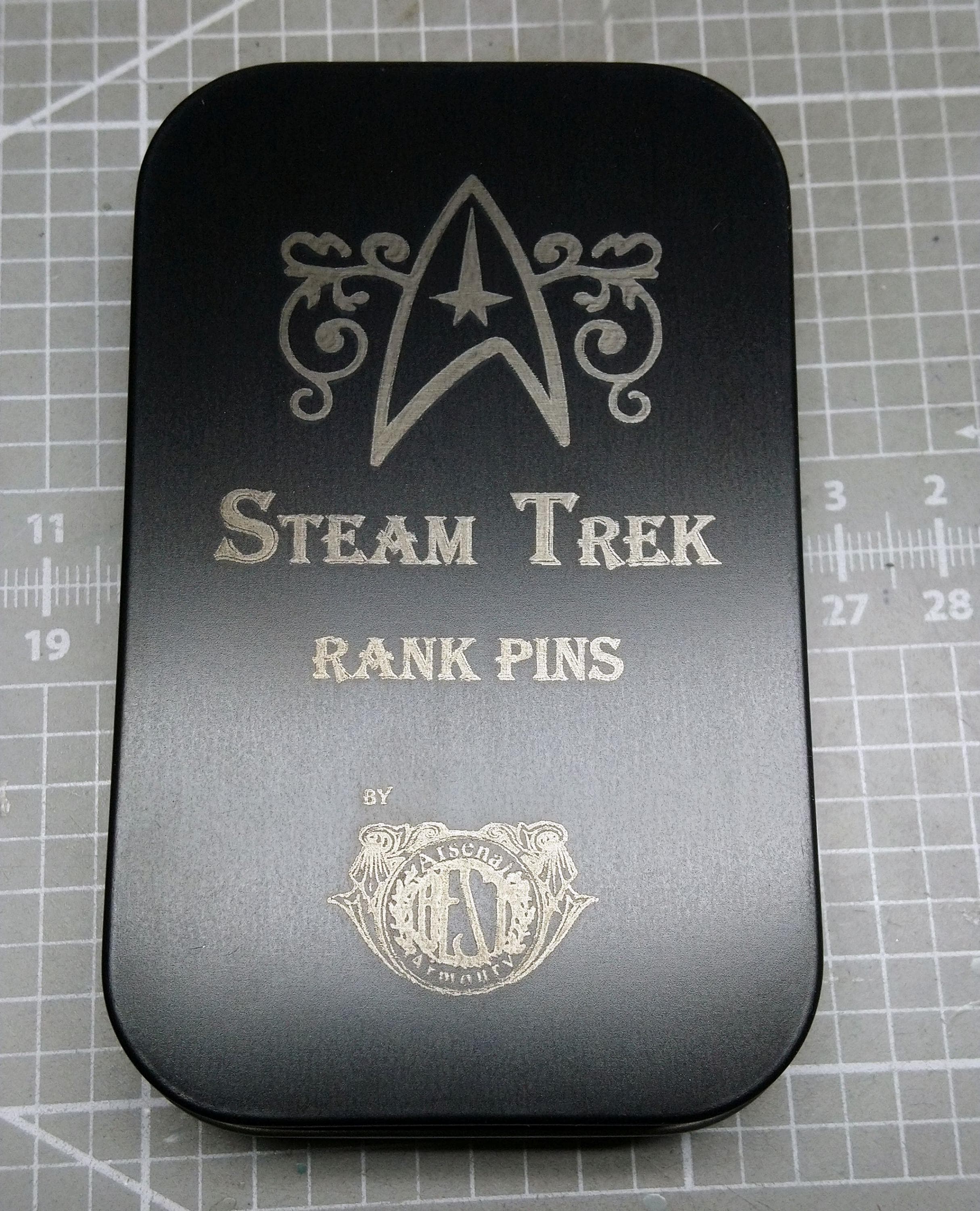 Steam Trek - Victorian Star Trek TNG Flag Officer ( Admiral ) Rank Pins ...