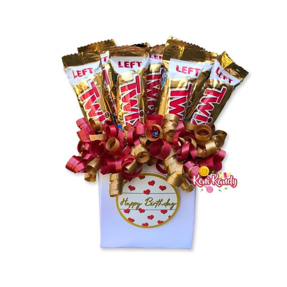 Twix Mini Candy Bouquet Valentines Birthday Thank You | Etsy