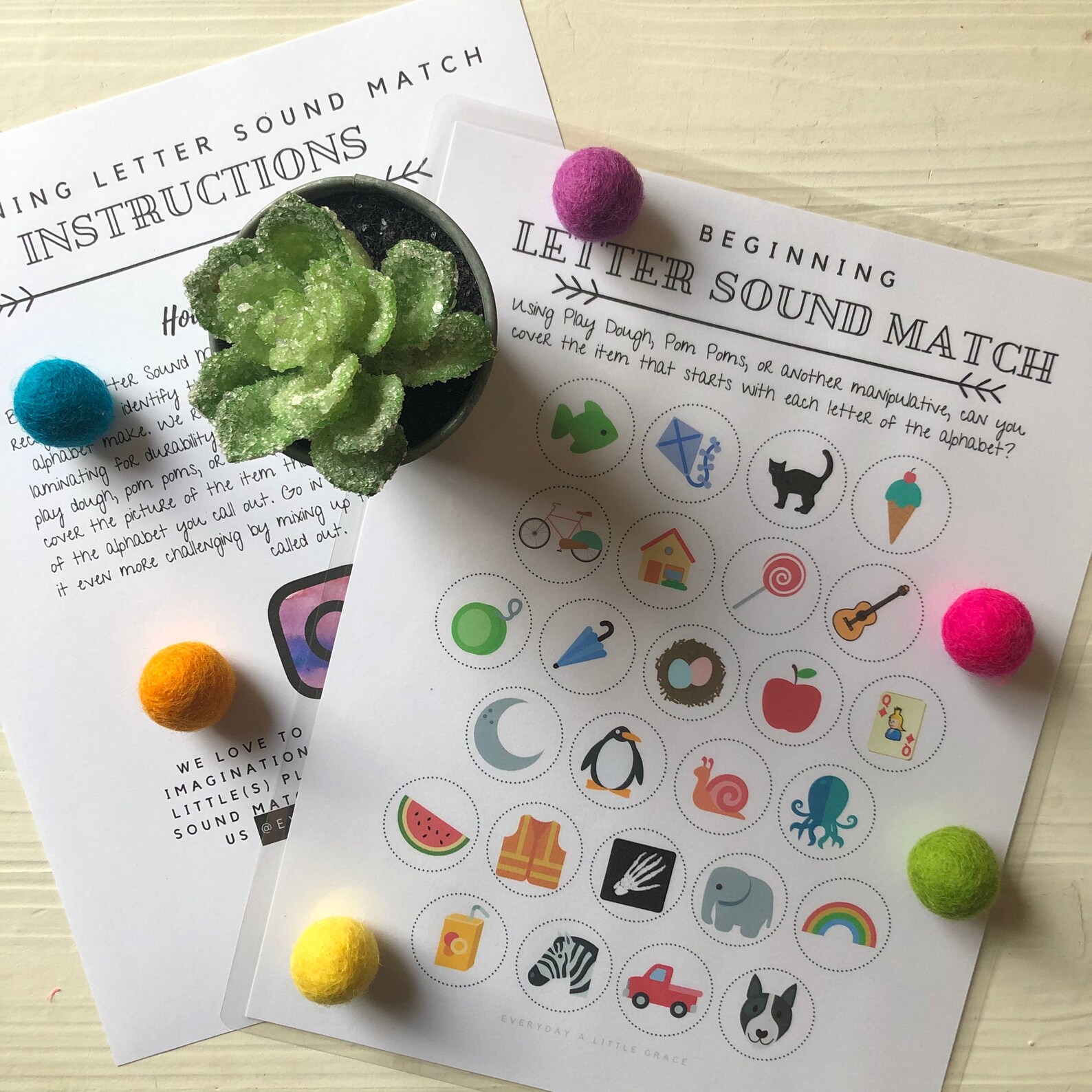 Alphabet Activity Pack Alphabet Bingo Alphabet Flash Cards | Etsy