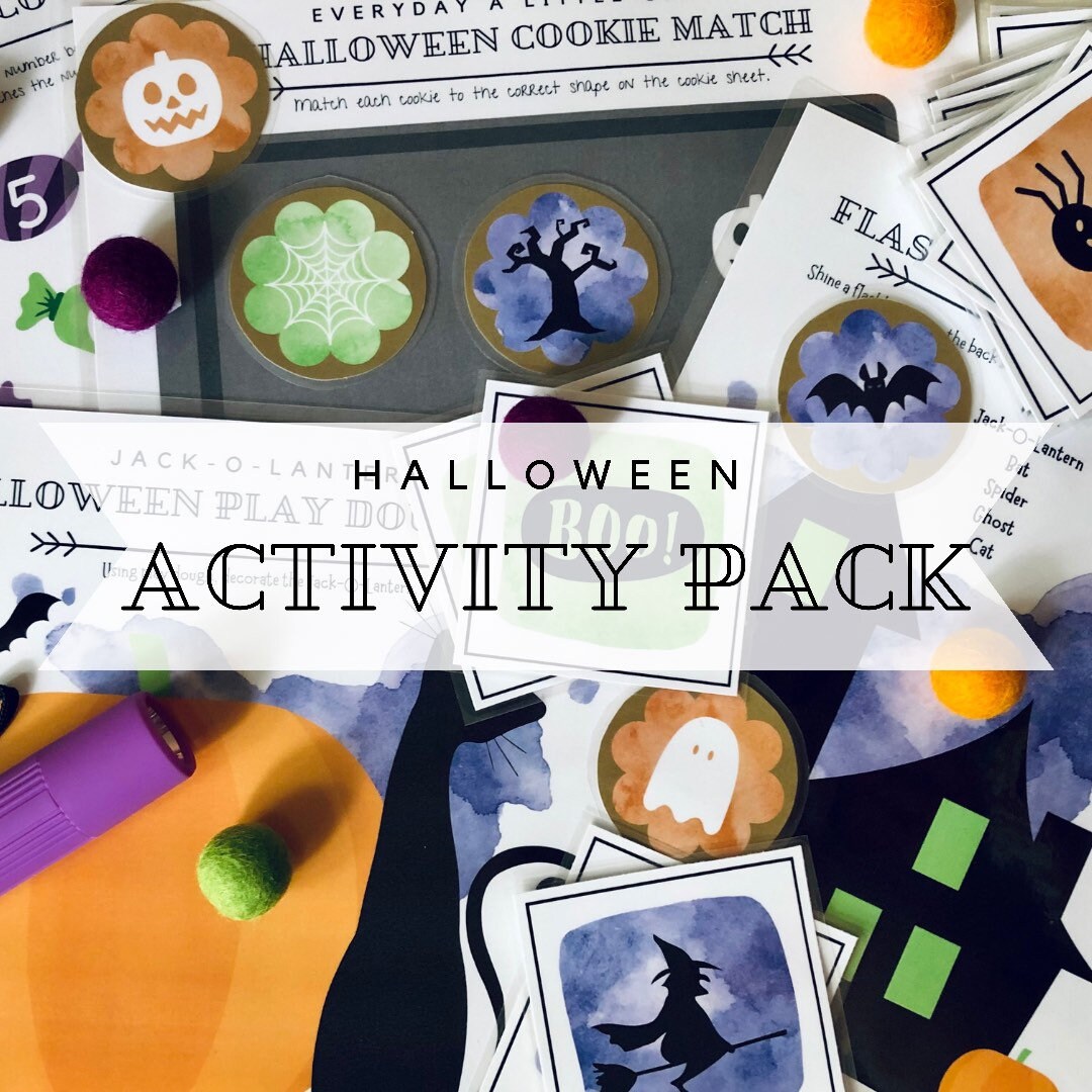 Halloween Activity Pack, Preschool Printable, Halloween Toddler ...