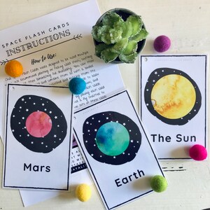 Space Activity Pack, Space Flash Cards, Phases of the Moon, Space ...