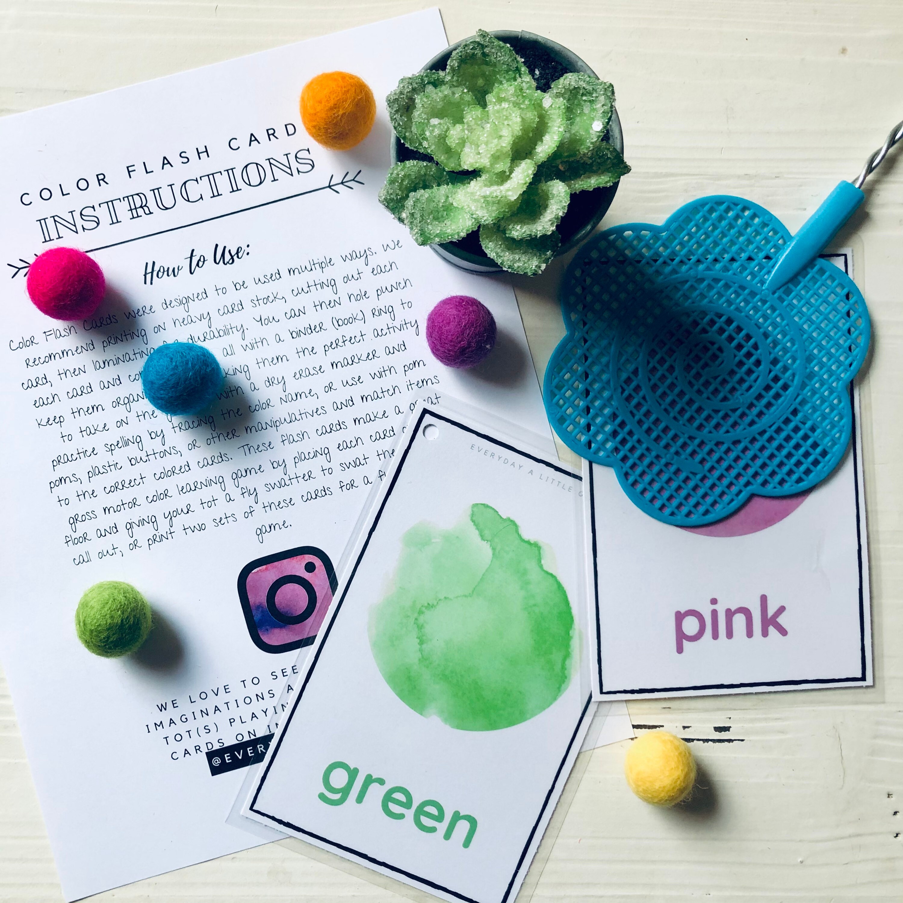 Learning Colors Activity Pack Color Flashcards Color Clip - Etsy