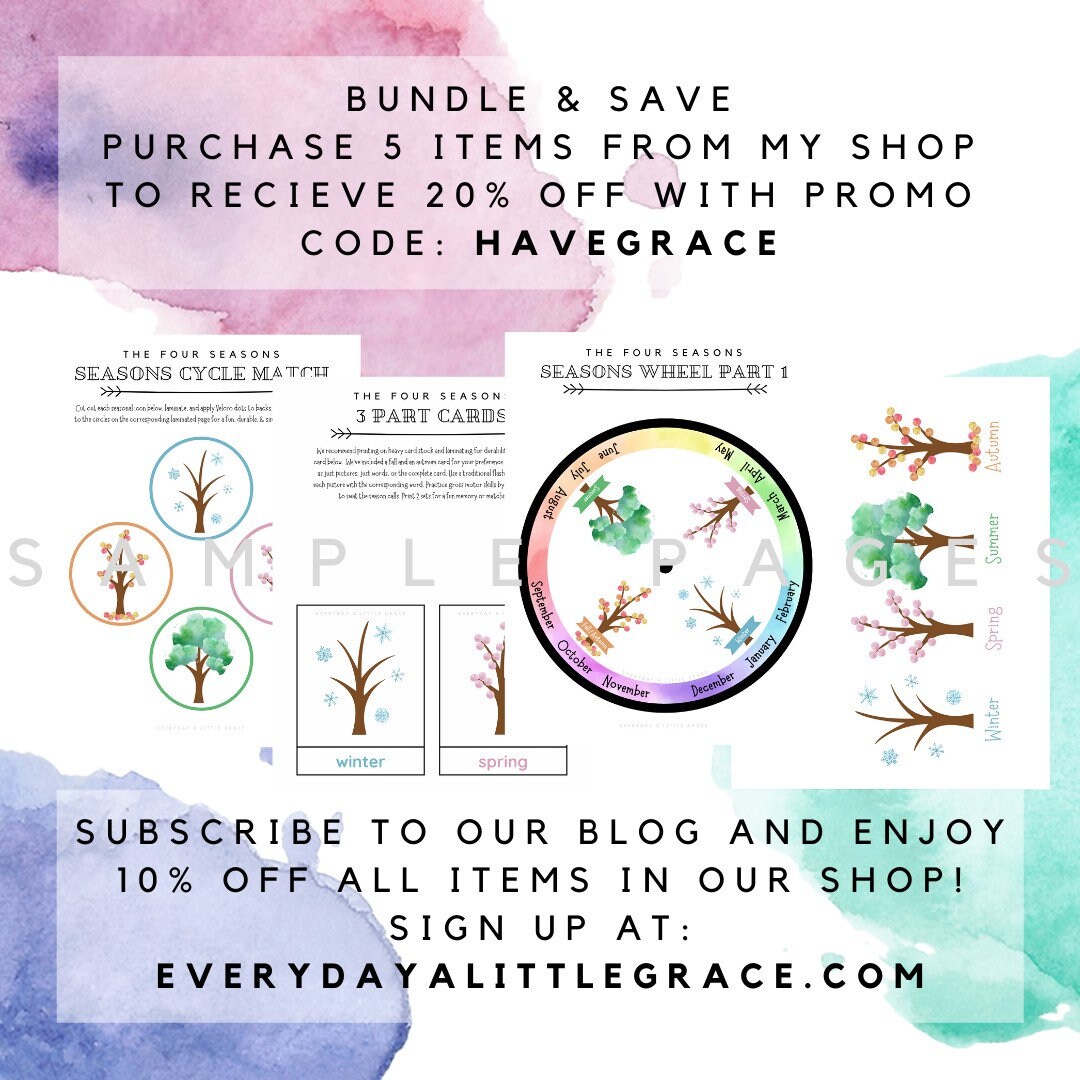 The Four Seasons Activity Pack, Winter, Spring, Summer, Fall/autumn ...