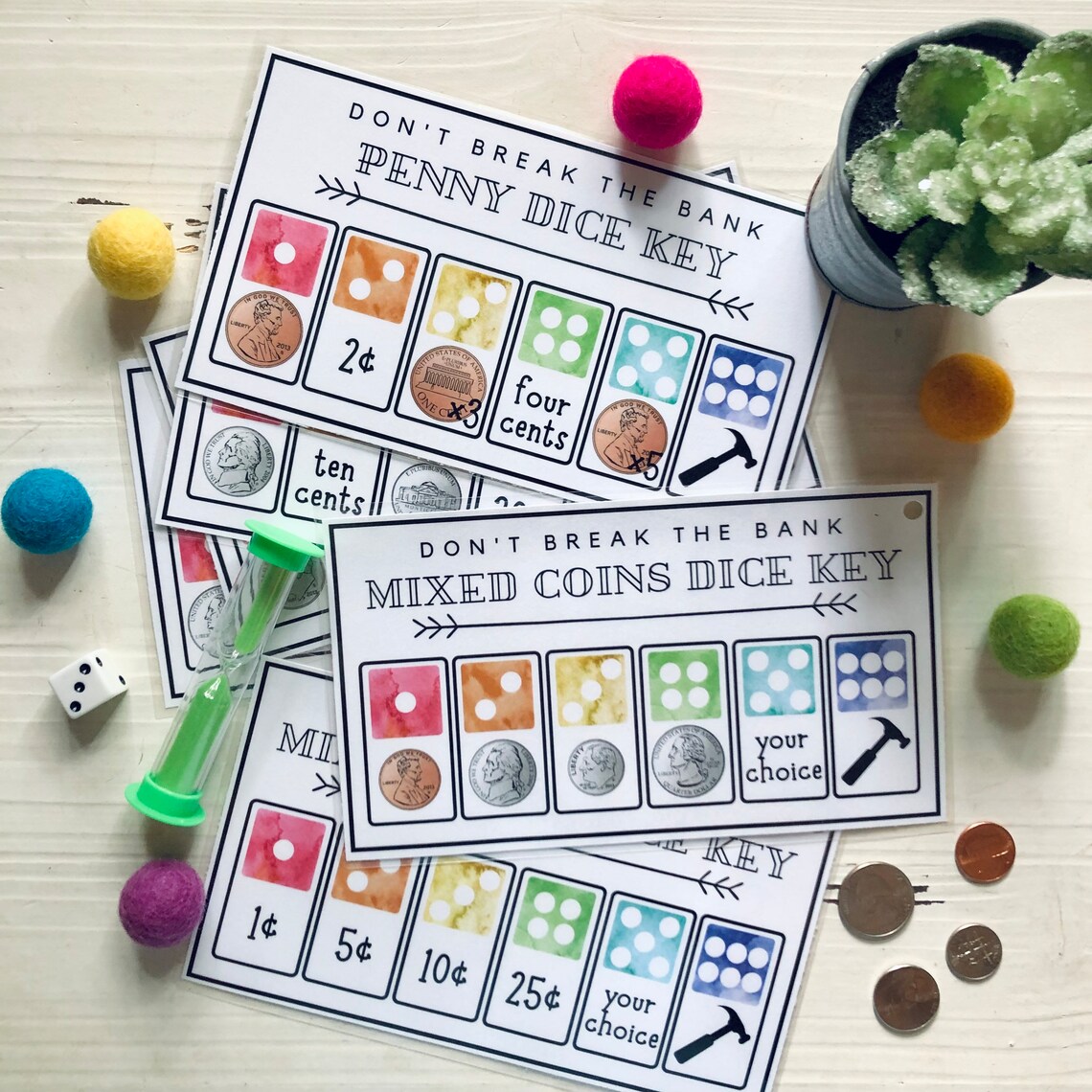 Money Matters Activity Pack US Currency Learning Coins & - Etsy