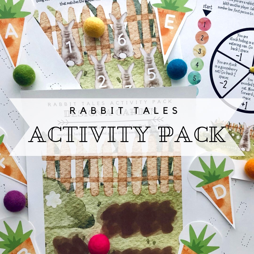 Rabbit Tales Activity Pack, Book Study, Preschool Printables, Early ...