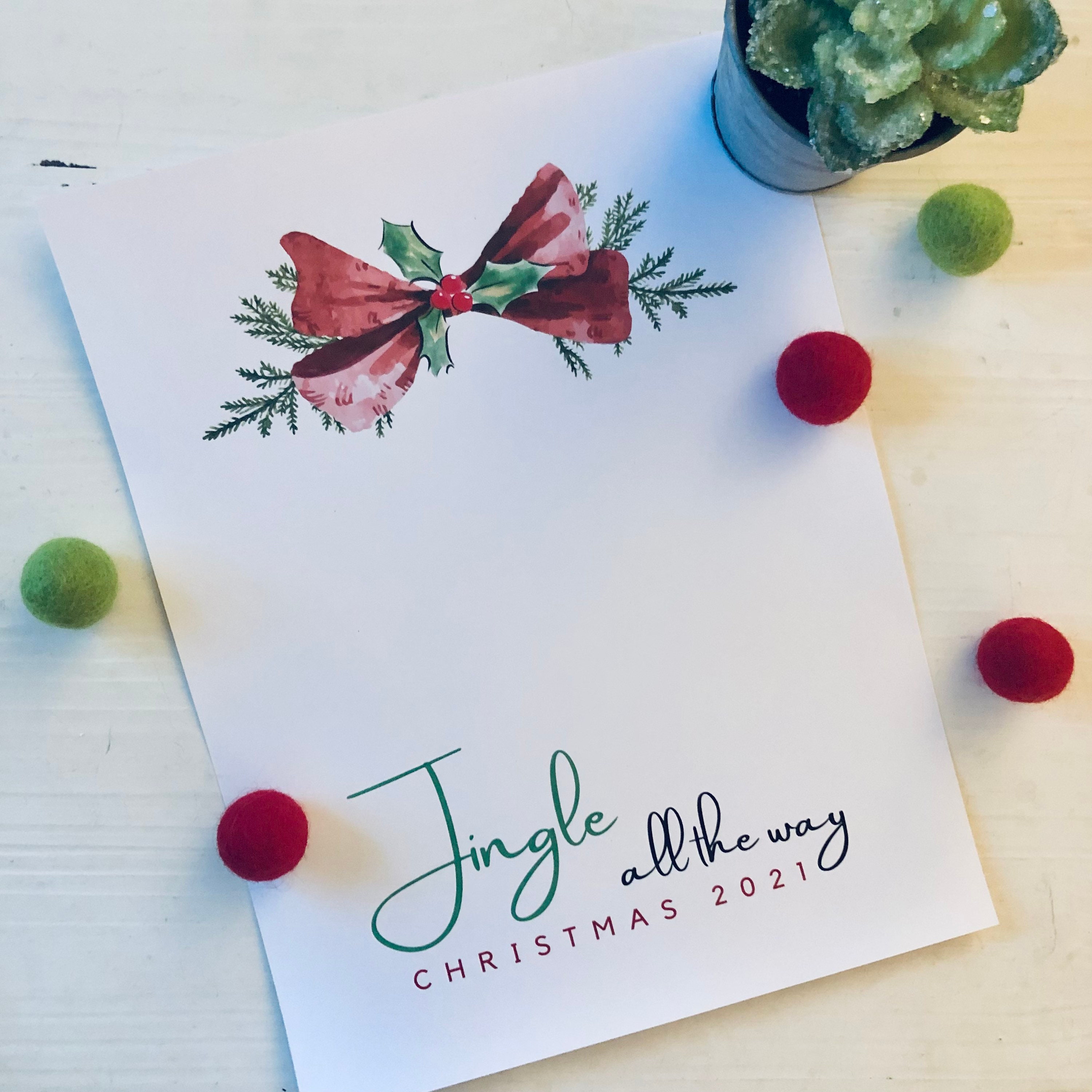 Christmas Bells Handprint Art: DIY Keepsake Gift (PDF Printable) - Etsy