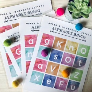 Alphabet Activity Pack, Alphabet Bingo, Alphabet Flash Cards, Beginning ...