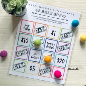 Money Matters Activity Pack, US Currency, Learning Coins & Bills, Money ...