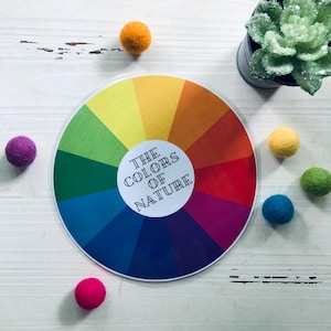 Nature Color Wheel, Nature Scavenger Hunt, Nature Study, Preschool ...