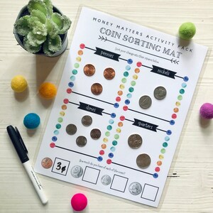 Money Matters Activity Pack, US Currency, Learning Coins & Bills, Money ...