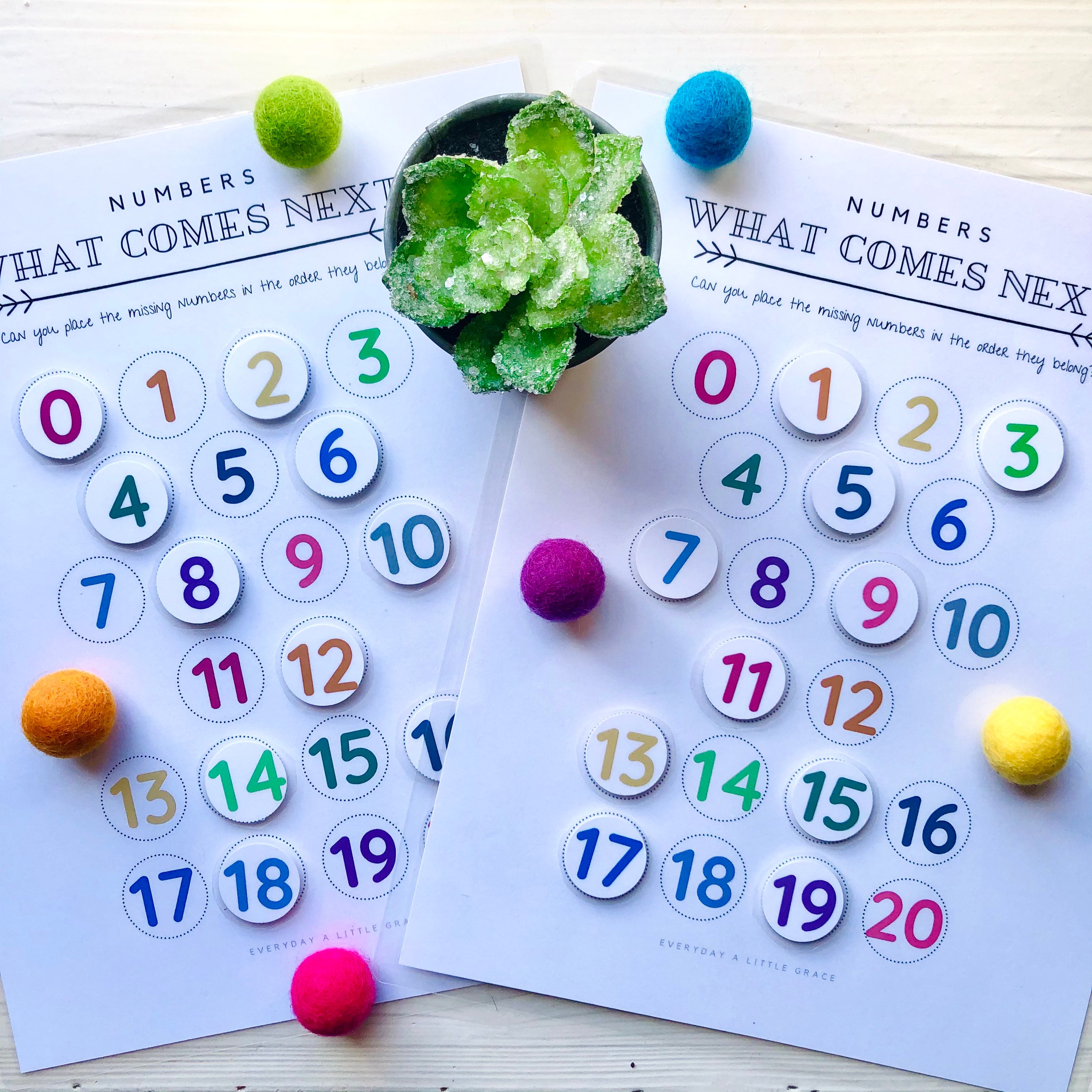 Numbers Activity Pack, Number Poster, Numbers 0-20 Flashcards, Counting ...