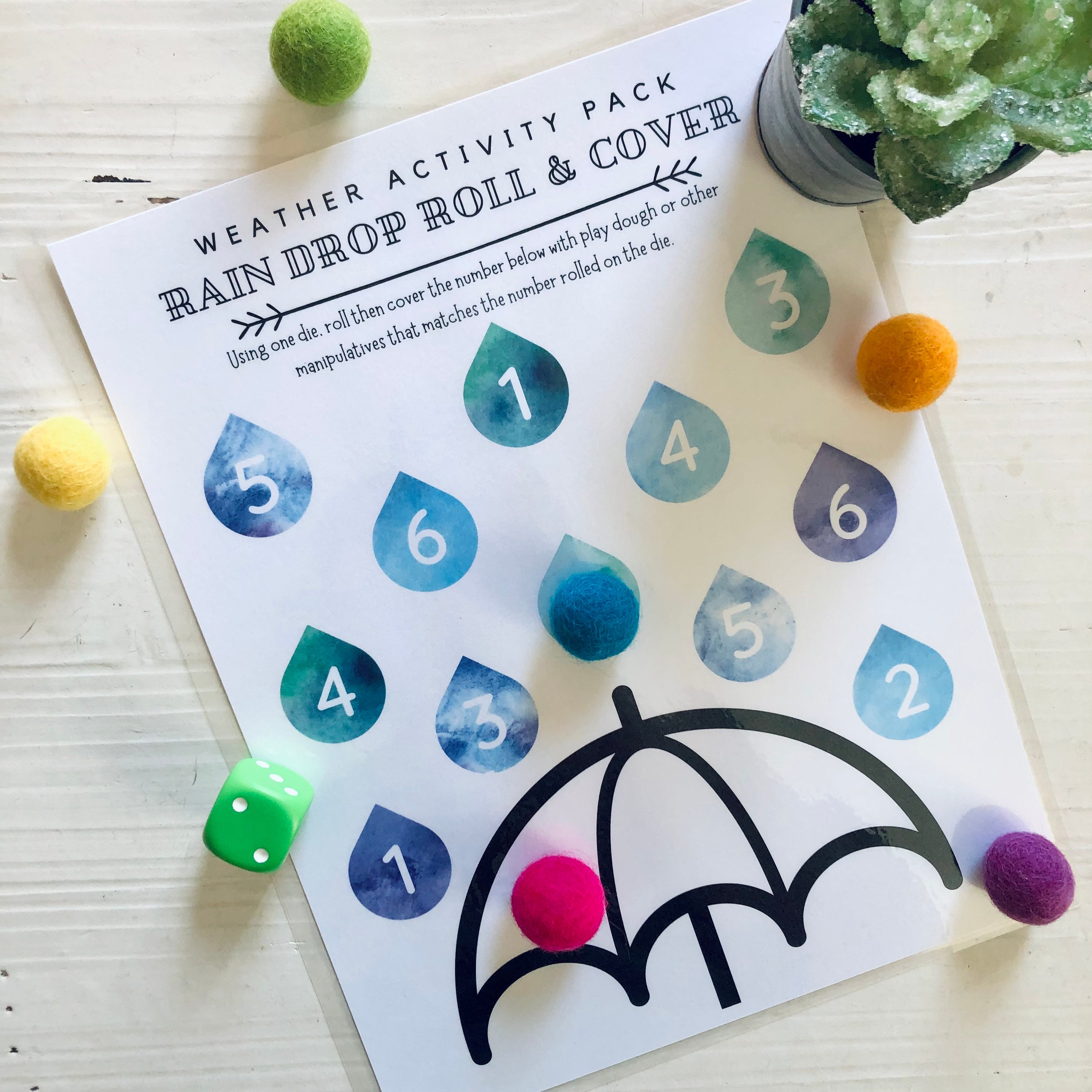 Weather Activity Pack, Weather Flash Cards, Play Dough Mat, Weather ...