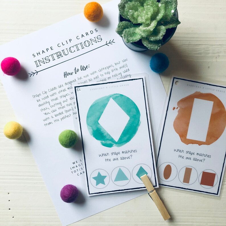 Shapes Activity Pack Shapes Poster Shapes Flashcards Shapes - Etsy