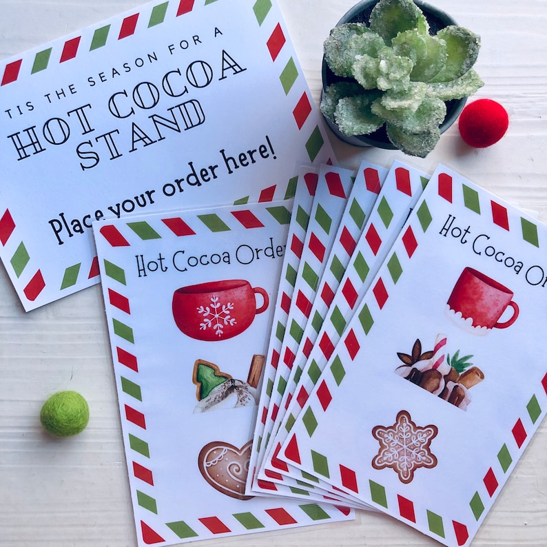 Hot Cocoa Activity Pack, Play to Learn, Hot Cocoa Dramatic Play Set ...