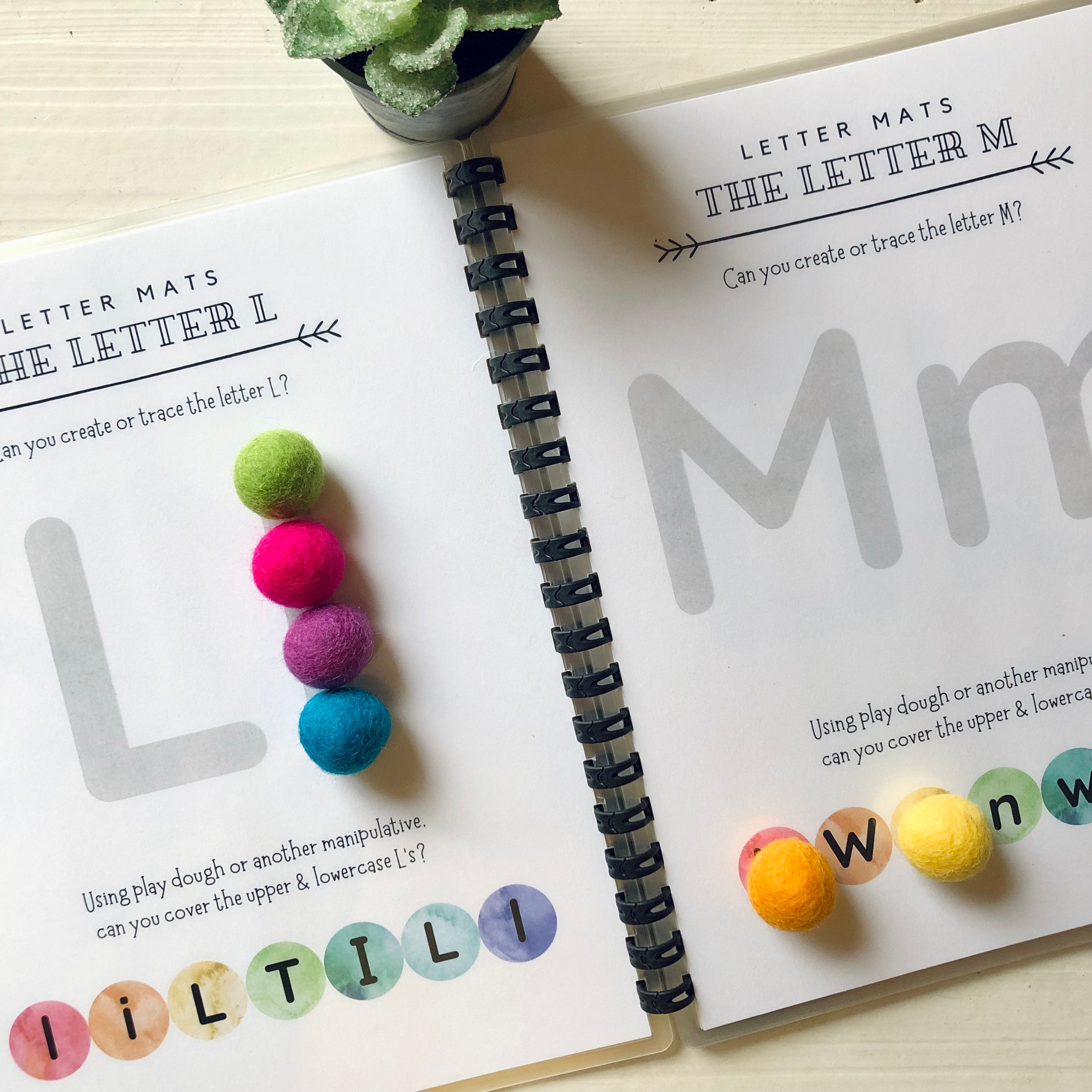 Pre-reading & Writing Notebook, Letter Recognition, Letter Sounds ...