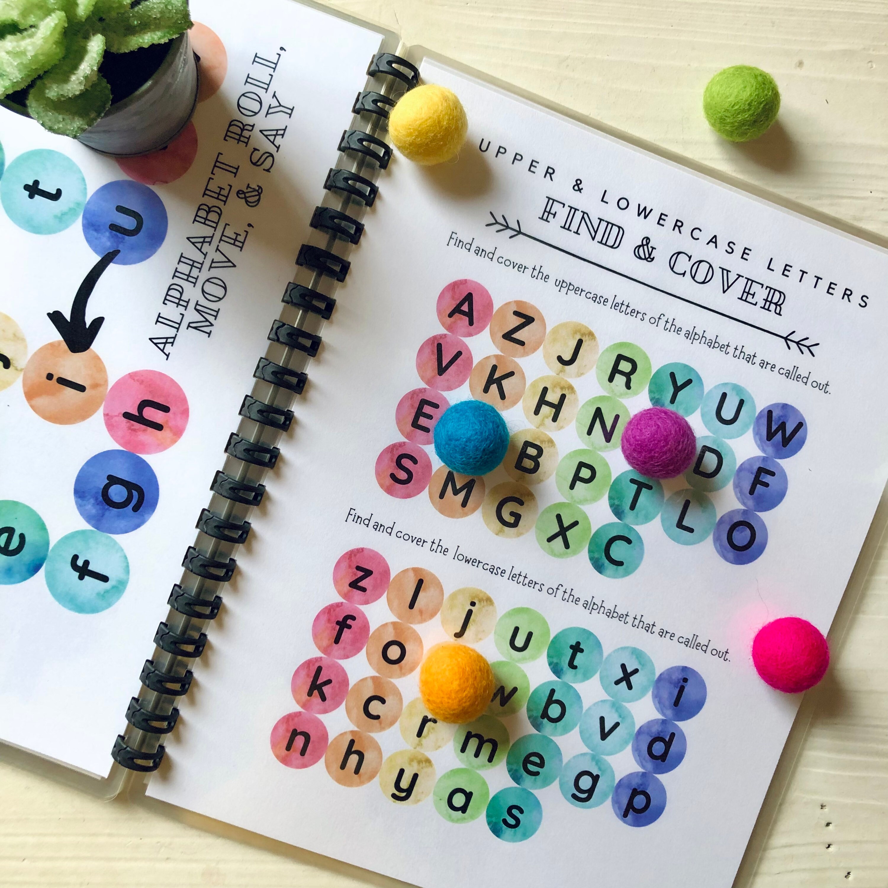 Pre-reading & Writing Notebook, Letter Recognition, Letter Sounds ...