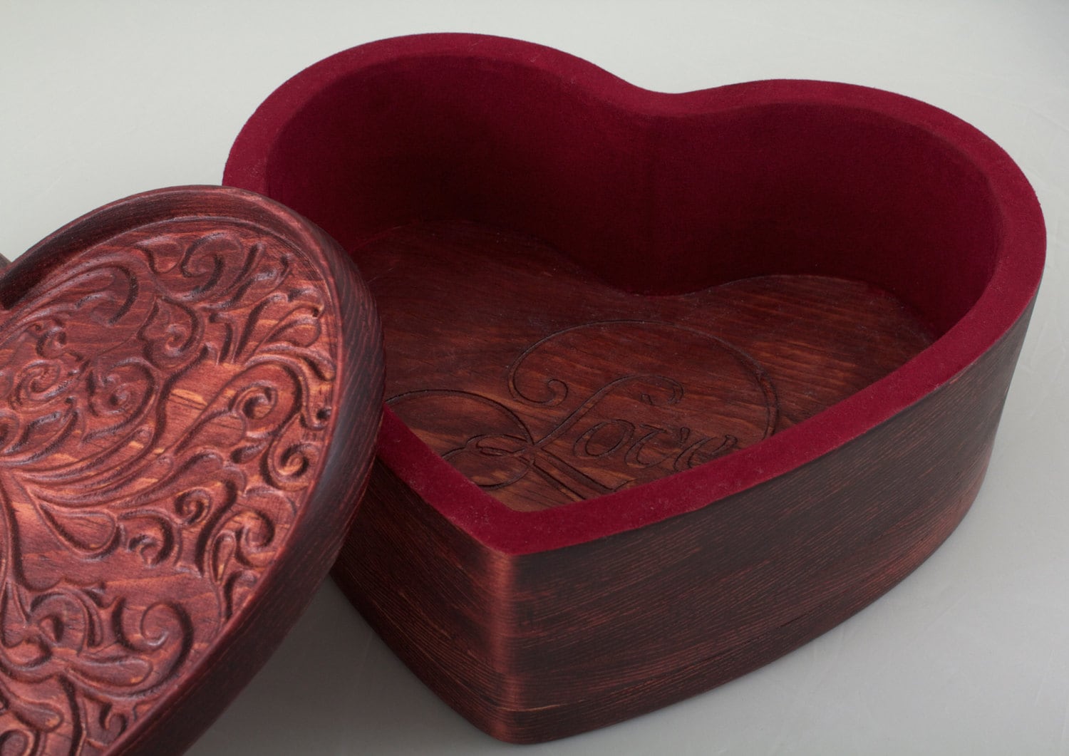 Valentine's Heart Shaped Box - Etsy