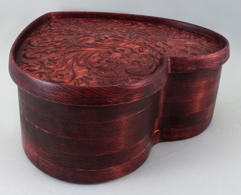 Valentine's Heart Shaped Box - Etsy