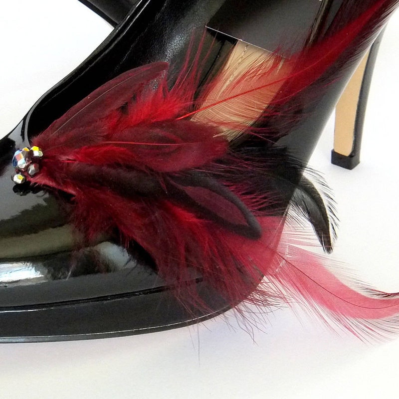 Feather Shoe Clips - Etsy
