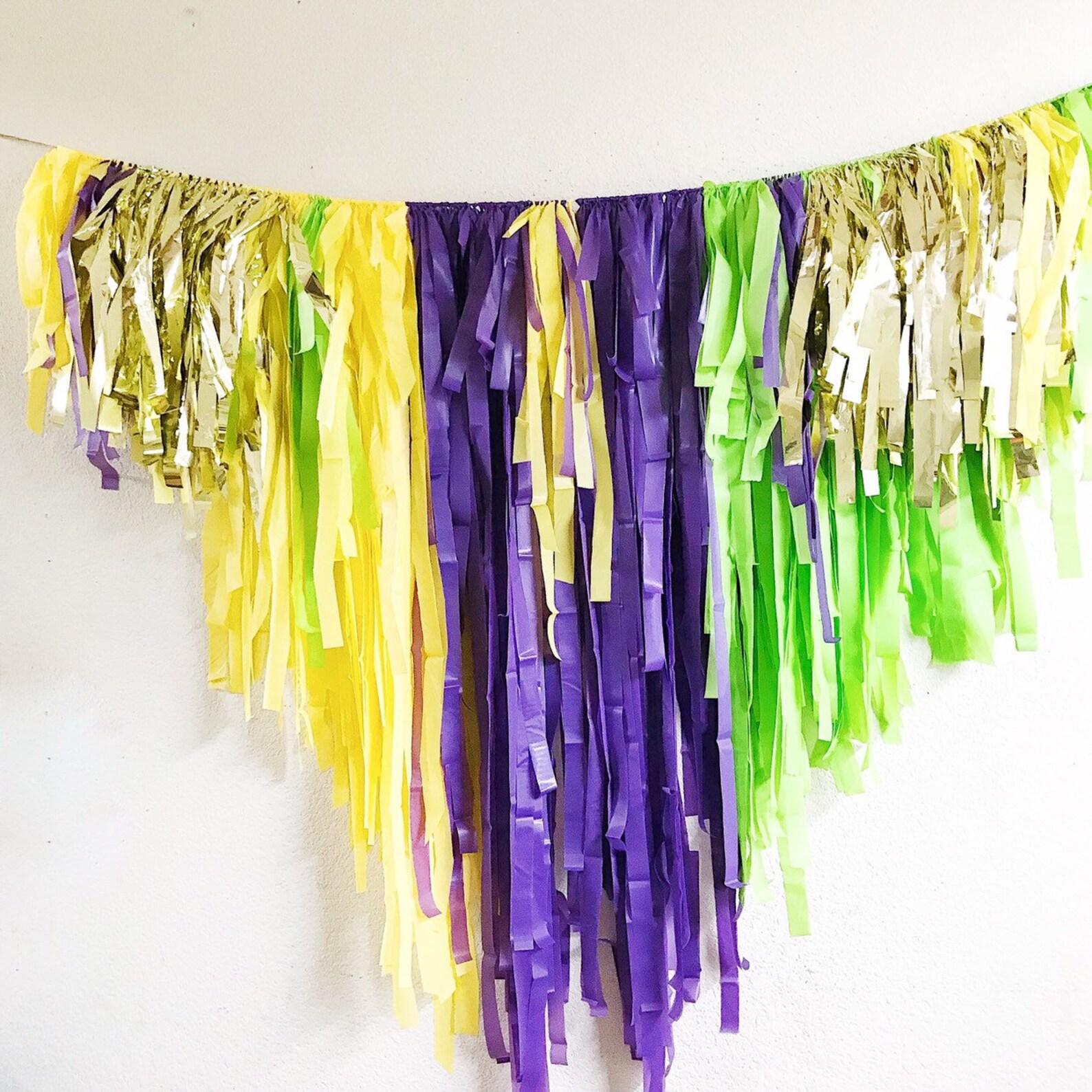 Tablecloth Fringe Backdrop Flagtape Backdrop Fringe | Etsy