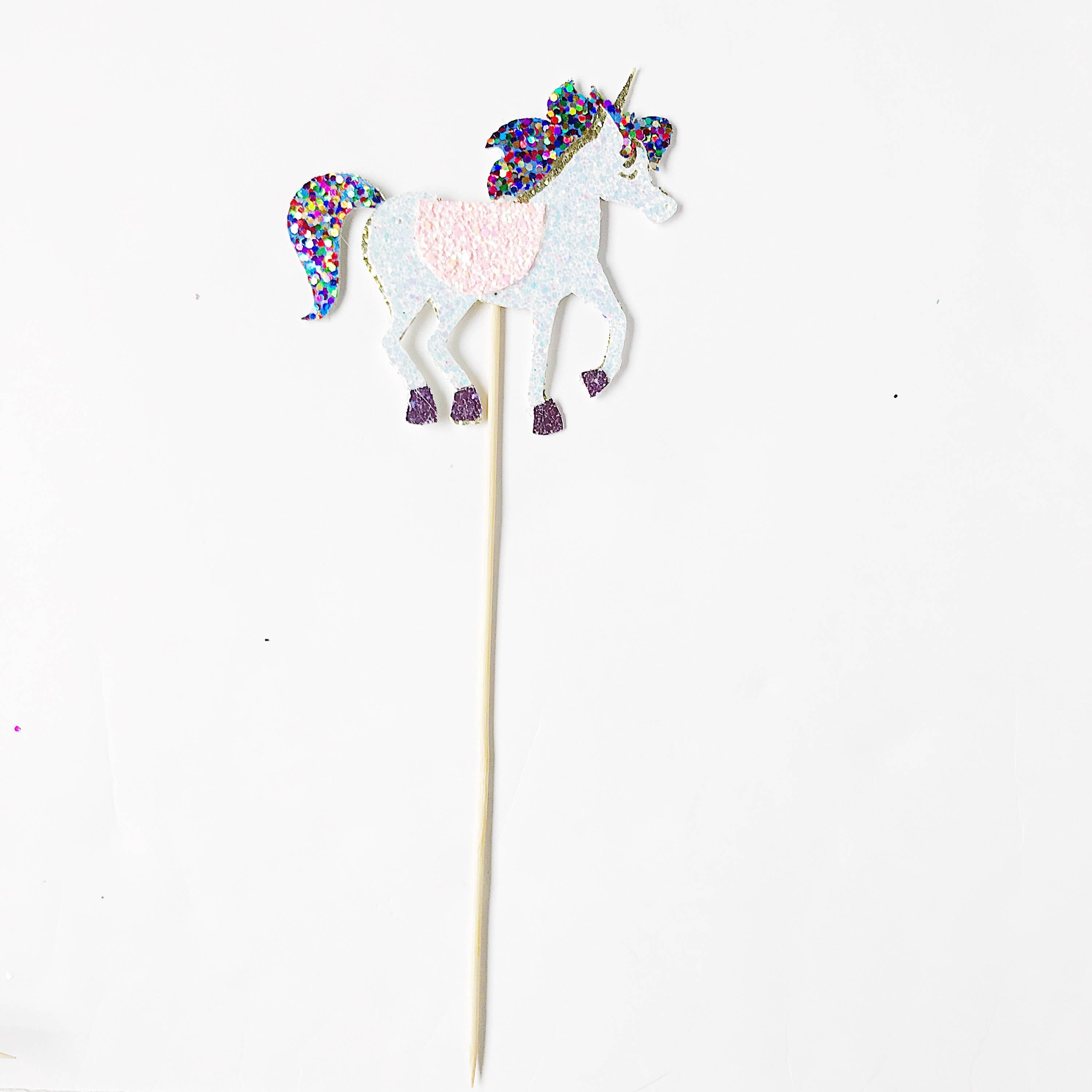 Unicorn Cake Topper Birthday Cake Unicorn Birthday Party Etsy