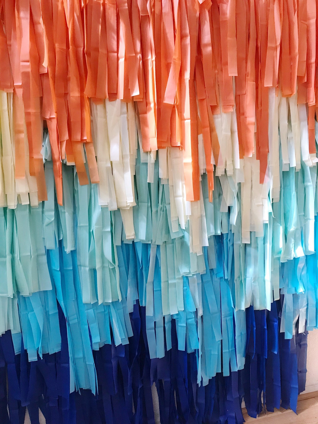 5 Strand Plastic Fringe Backdrop, Plastic Streamers, Party Fringe ...