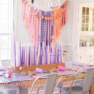 Custom Fringe Backdrop Party Inspired Party Layered Fringe - Etsy
