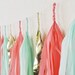 Tissue Banner Tassle Party Streamers Tissue Paper Tassels - Etsy
