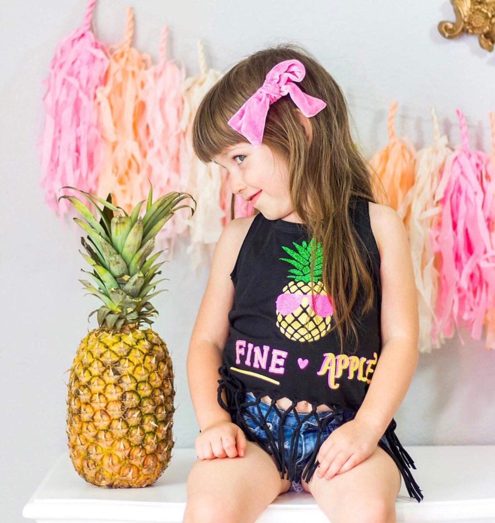 Pineapple Banner Summer Theme Tropical Hawaii Birthday - Etsy