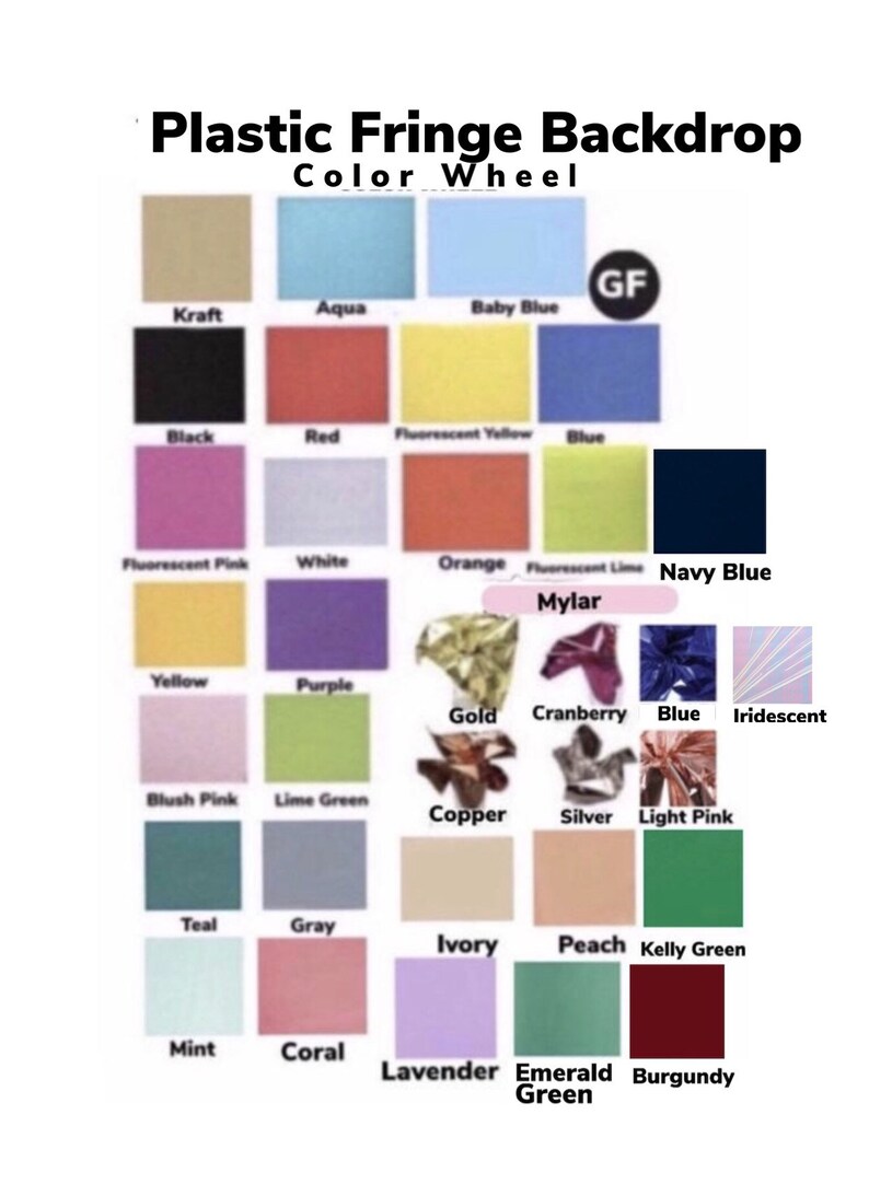 4 Piece 8 Ft Wide Tablecloth Fringe Backdrop Colorblock | Etsy