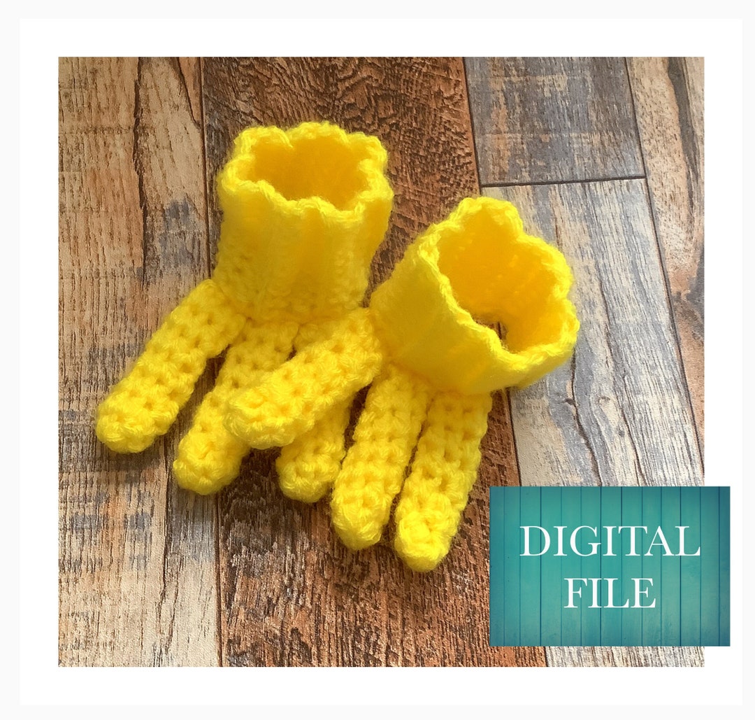Crochet Chicken Feet Pattern: Infant to Adult Costume Spats (digital ...