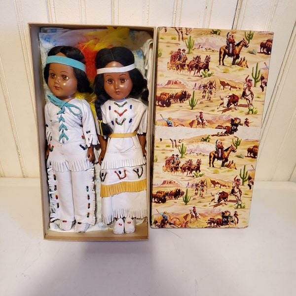 Leather Native American Indian Dolls - Etsy