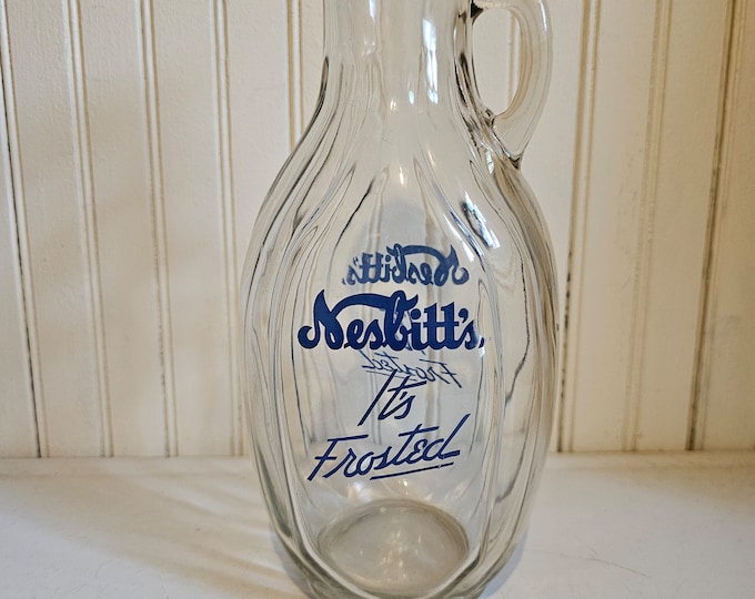 Vintage C. 1950s Nesbitts Soda Pop Advertising Container Bottle - Etsy
