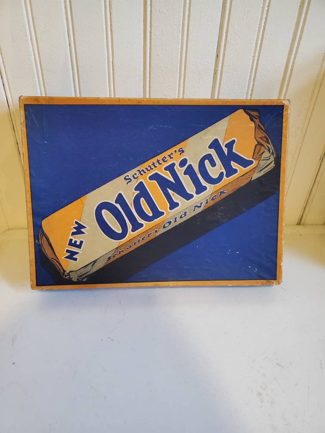 Vintage 1940s Advertising Candy Box Schutter's Old Nick - Etsy