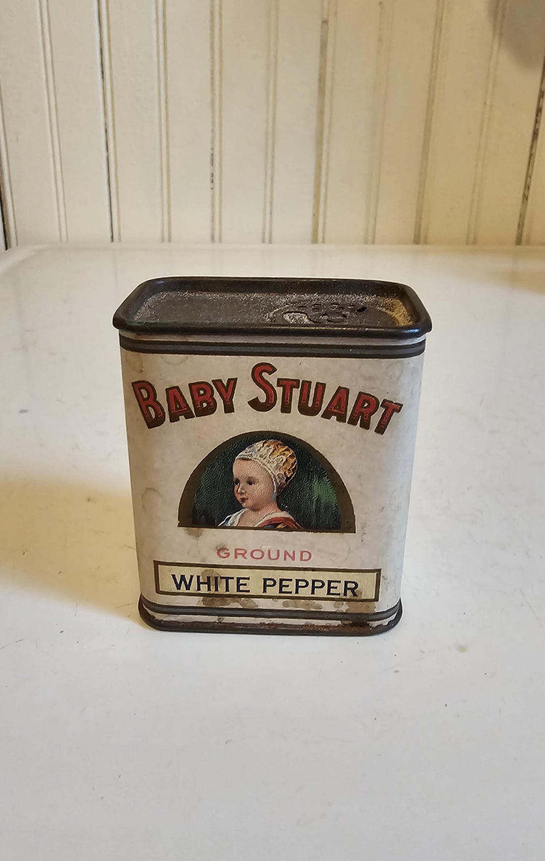 Vintage 1930s Baby Stuart Advertising Spice Tin - Etsy