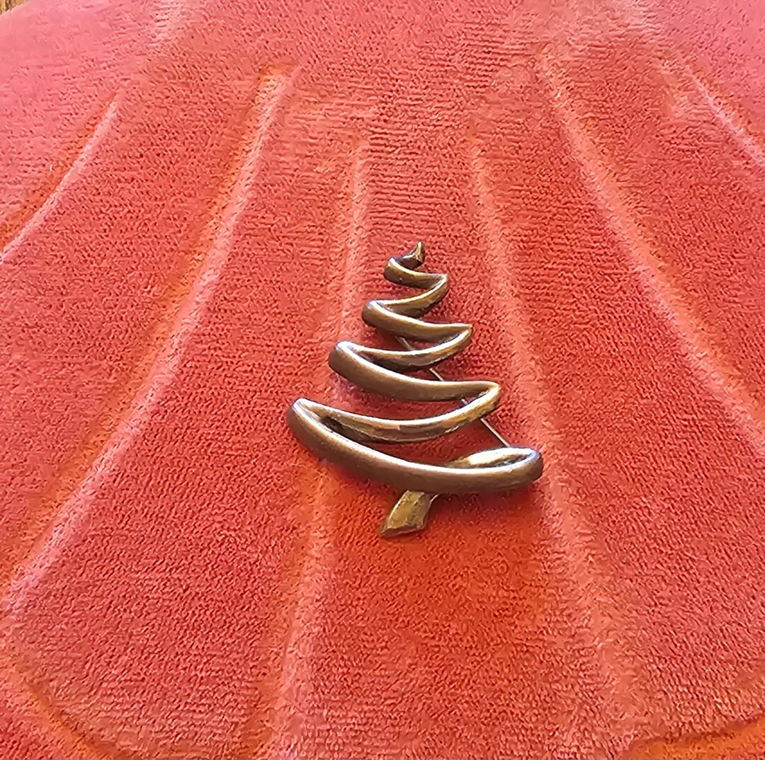 Vintage Mcm Sterling B.A.B. Ballou Christmas Tree Pin Brooch Jewelry - Etsy