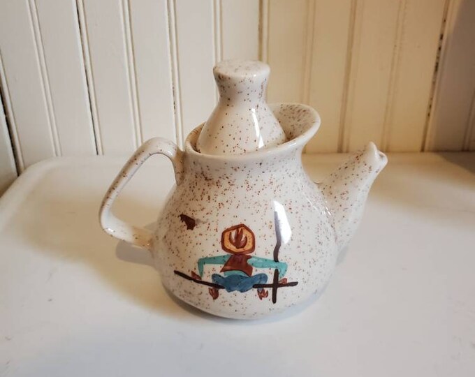 Red Wing Cowboy Western Tea Pot Round Up - Etsy