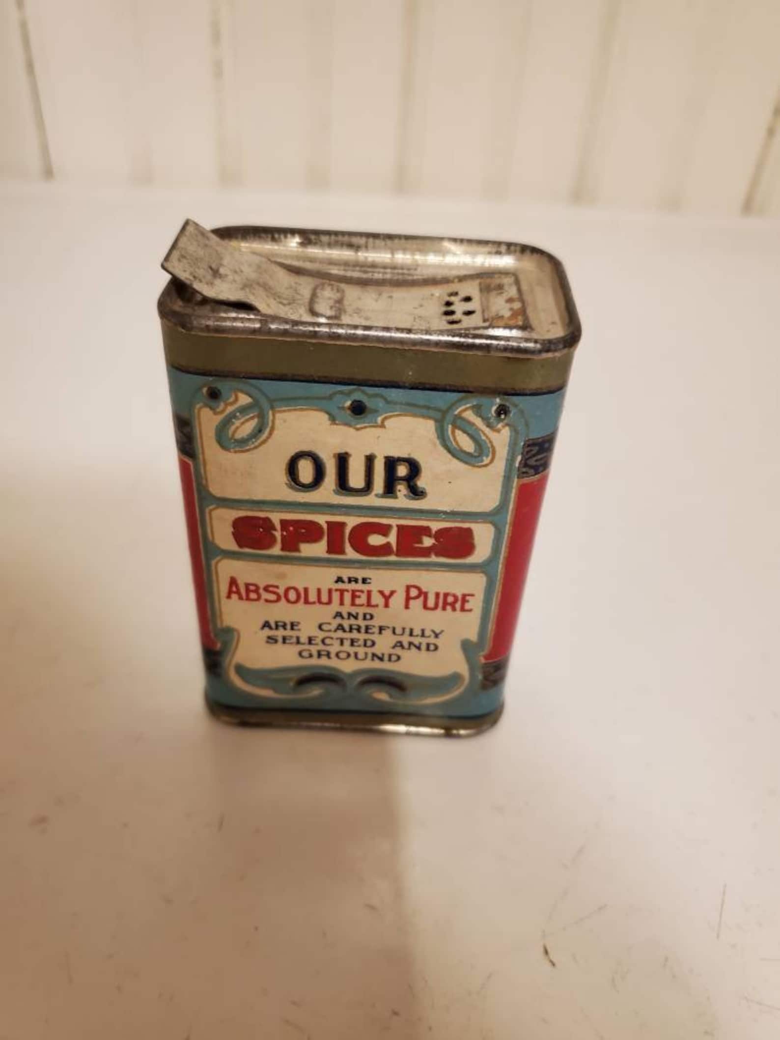 Vintage Gibsons Our Spices Advertising Tin - Etsy