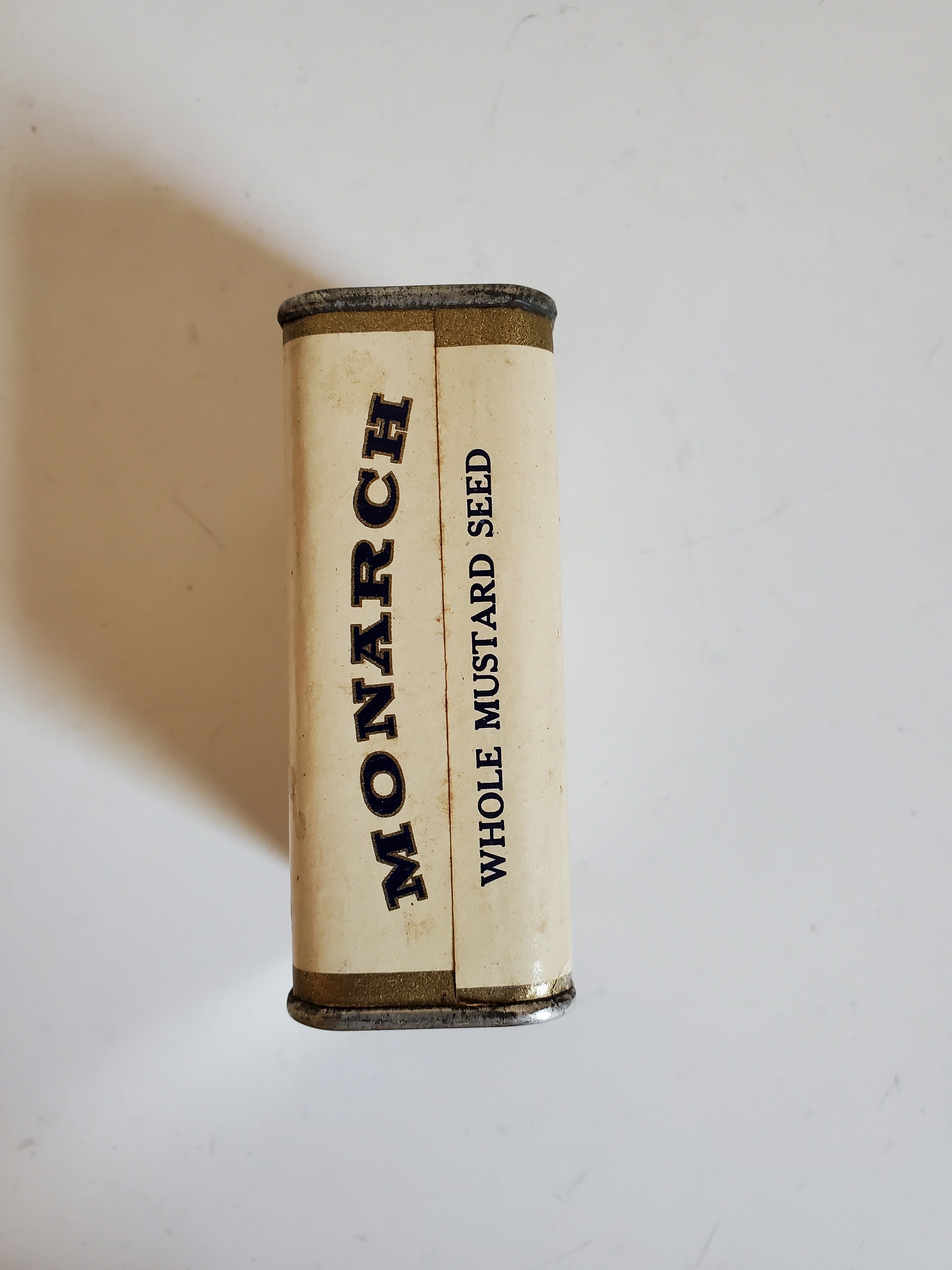 Vintage Monarch Mustard Seed Spice Advertising Tin - Etsy