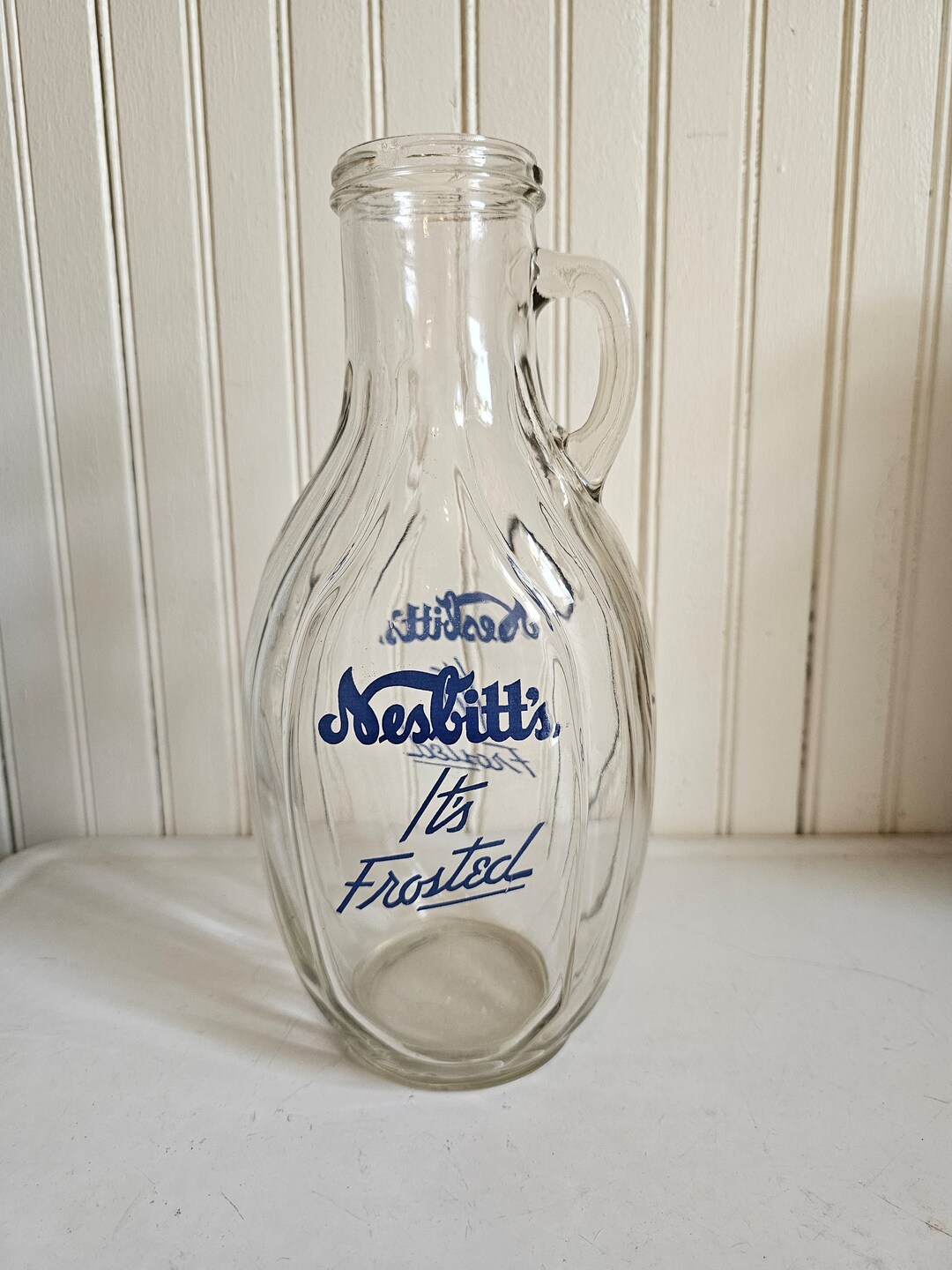 Vintage 1940s Nesbitts Soda Advertising Pitcher - Etsy