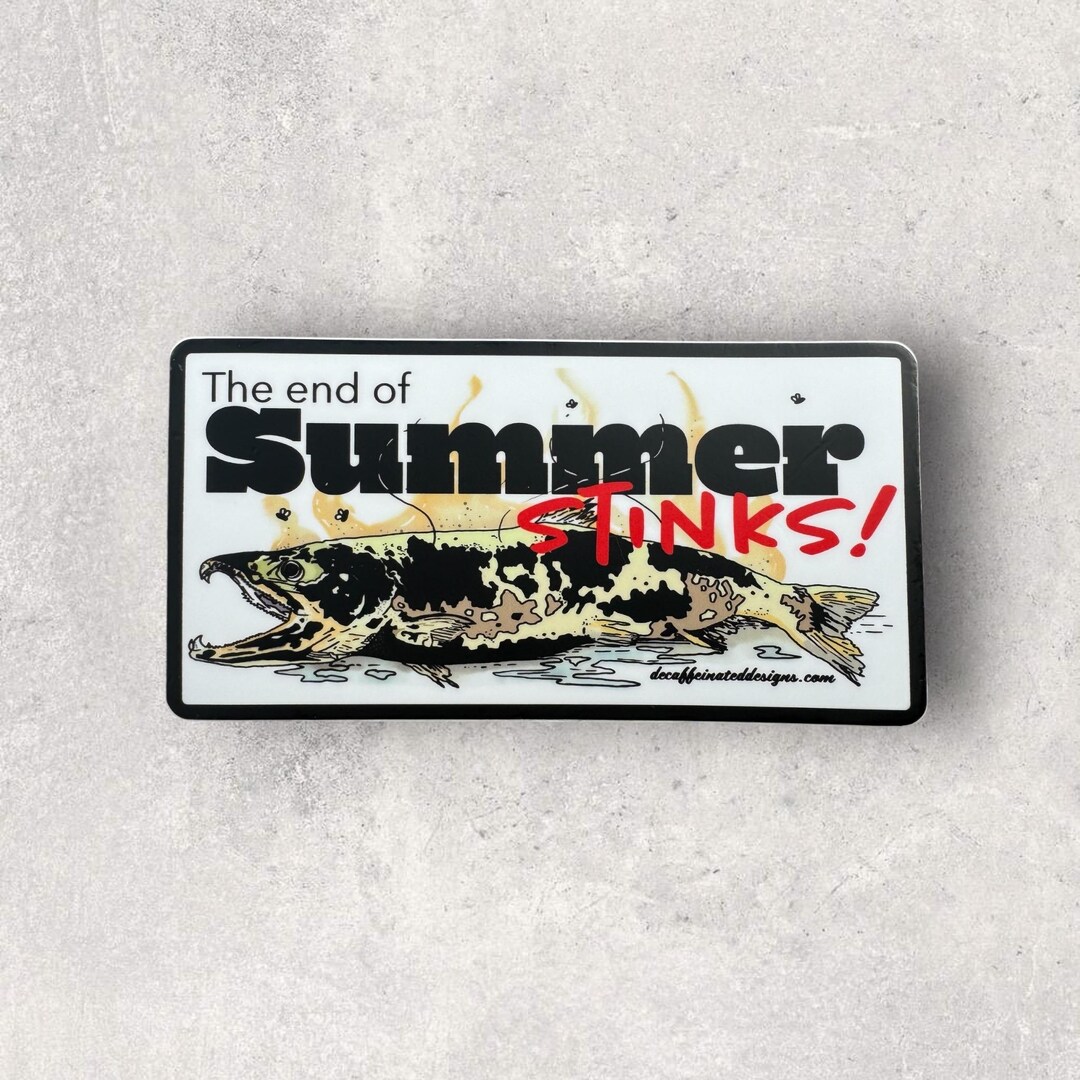 The End of Summer Stinks - by Decaffeinated Designs (3x5) Waterproof ...