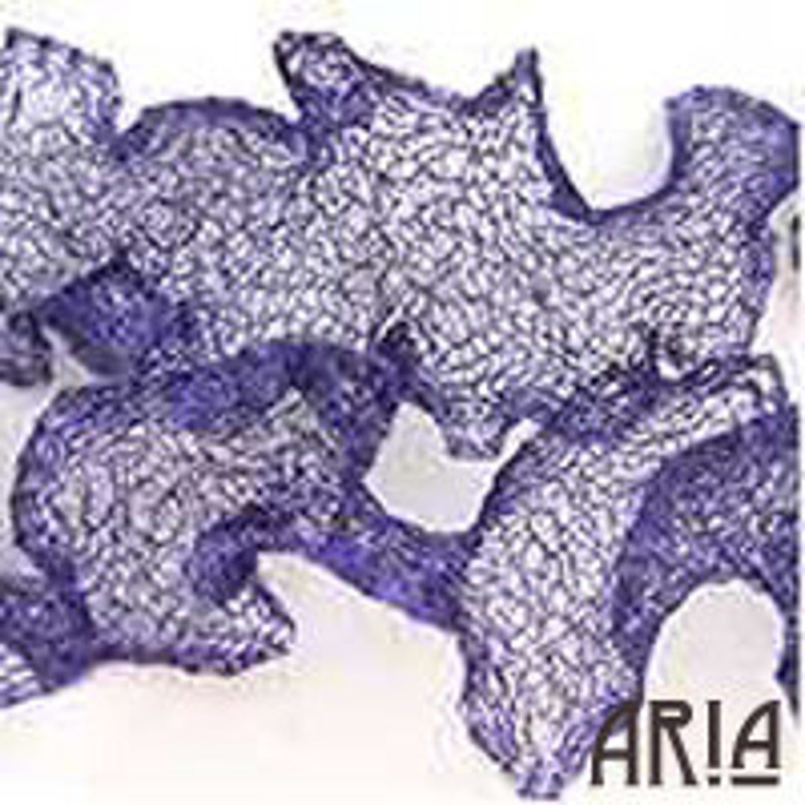 ITALIAN WIRE MESH: 6mm Violet Italian Wire Mesh Ribbon 1 Yard Length (3 ...