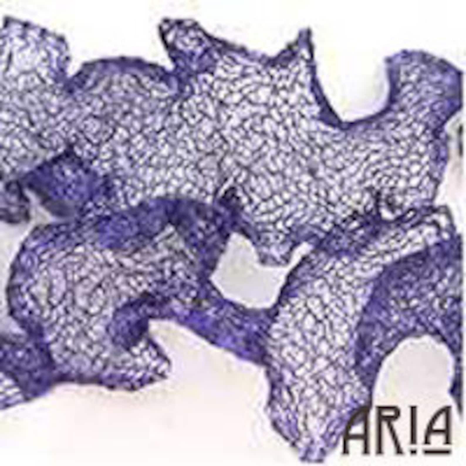ITALIAN WIRE MESH: 6mm Violet Italian Wire Mesh Ribbon 1 Yard Length (3 ...