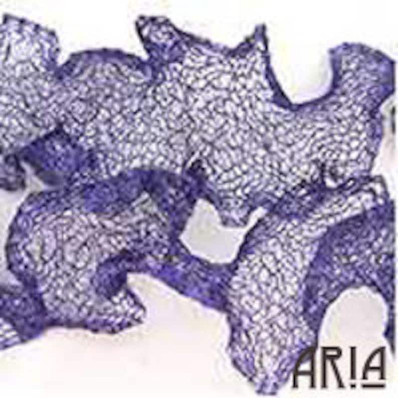 ITALIAN WIRE MESH: 6mm Violet Italian Wire Mesh Ribbon 1 Yard | Etsy